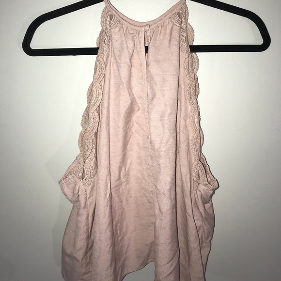 Kendall & Kylie | Tops | Baby Pink Halter Top | Poshmark